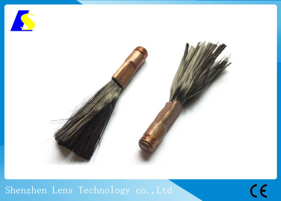 Single Tip Carbon Fiber Brush , Anti Static Cleaning Brush Electro Polishing