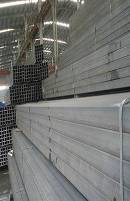 ERW Thin Wall Galvanized Steel Square Tubing / Tube For Construction , Steel Hollow Section