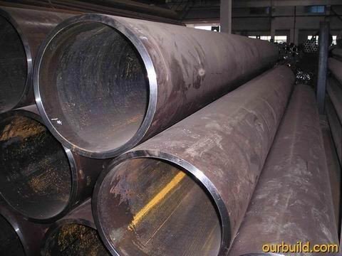 black painted Carbon Steel Welded ERW Steel Pipe ASTM A53 , Grade B Q235 Steel Pipe