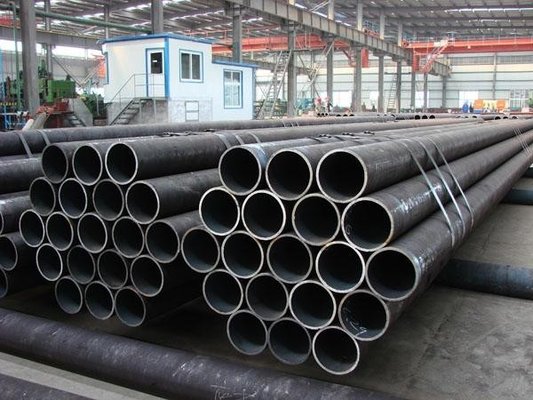 PE BE Coated ERW Steel Pipe Welded BS1387 For Hydraulic Pipline , 3m - 12m Length