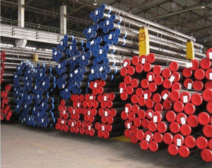 Carbon Steel ERW Steel Pipe ASTM A53 API 5L SCH40 , ISO BV Hollow Steel Tubes
