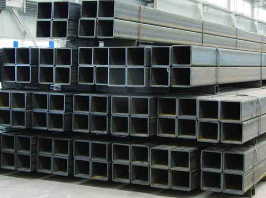 ERW Steel SHS Steel Hollow Section Pipe / Electric Resistance Welded Steel SHS Pipe For Motorcycle