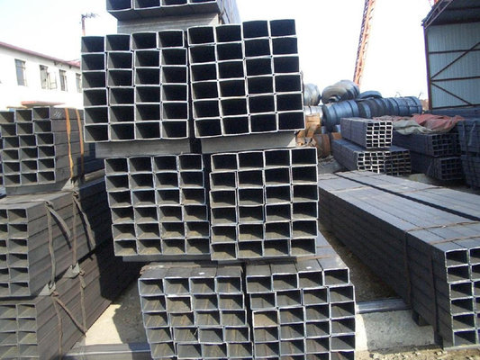 20MN2 , SS41 , SS400 Hot Rolled RHS Steel Oil Pipe / Rectangular Carbon Steel Pipe