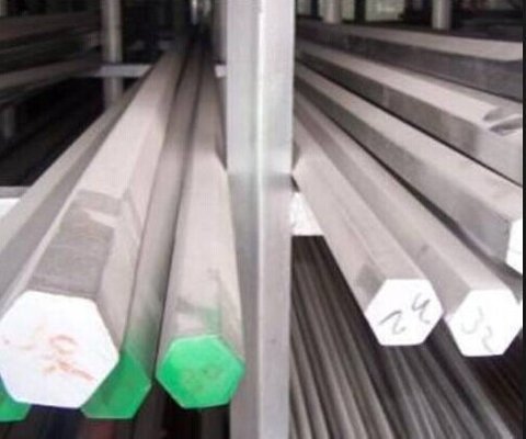 Hot or cold roll 300 Series Stainless Steel Hexagon Bar sand blasting , peeled , polishing