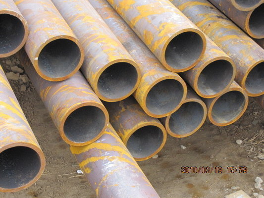 ASTM / A53 ERW Flexible Hardened Weld Seamless Steel Pipe Cold Rolled Brushed