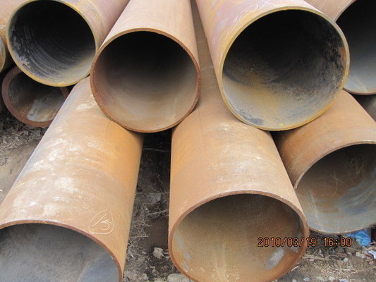 GB Q195B  Double Wall Welded Seamless Steel Pipes Flat Corrugated For Structurl