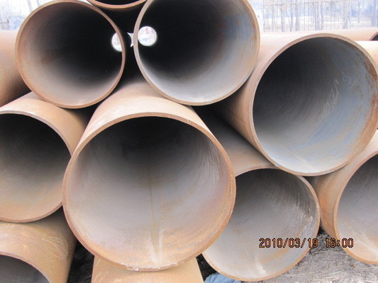 GB Q195B  Double Wall Welded Seamless Steel Pipes Flat Corrugated For Structurl
