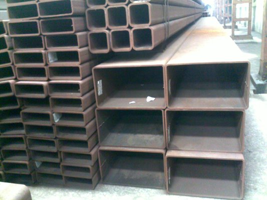 Rectangular Hollow Section Structure Pipe, Square Hollow Sections, Black Square Welded Tubes