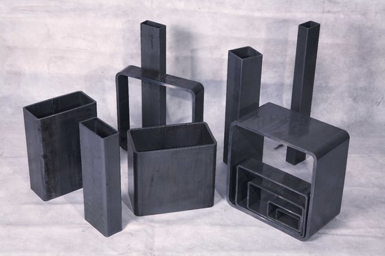 Galvanized Rectangular Black Steel Hollow Section, Q345B, S355, ST37, ST52 Mild Carbon Steel Hollow Sections
