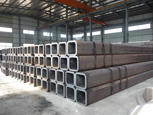 Customized Thick Wall Square Hollow Section, 400 * 400 Large Diameter Hollow Steel Tube For Building Structure