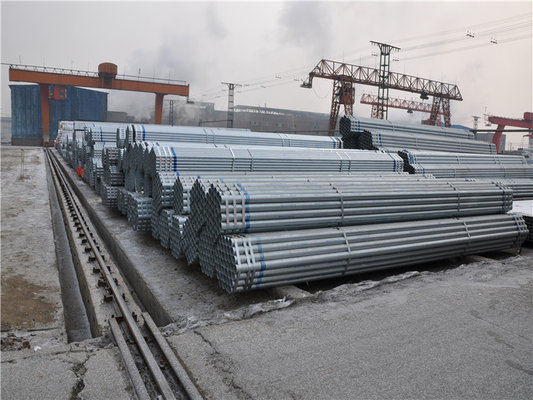S235JR / SPEC 5L Hot Rolled ERW Galvanized Steel Piping / GI Tubing W.T 1.0 - 16mm