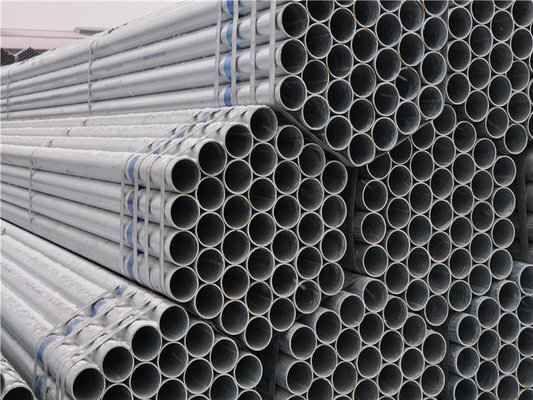 S235JR / SPEC 5L Hot Rolled ERW Galvanized Steel Piping / GI Tubing W.T 1.0 - 16mm