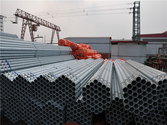 Hot Dip Galvanized Steel Pipe Schedule 40 Round Hollow Section BV SGS CE