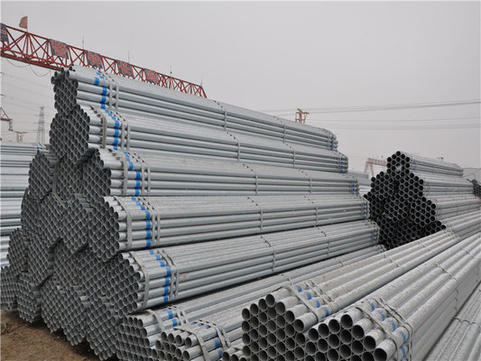 Hot Dip Galvanized Steel Pipe Schedule 40 Round Hollow Section BV SGS CE