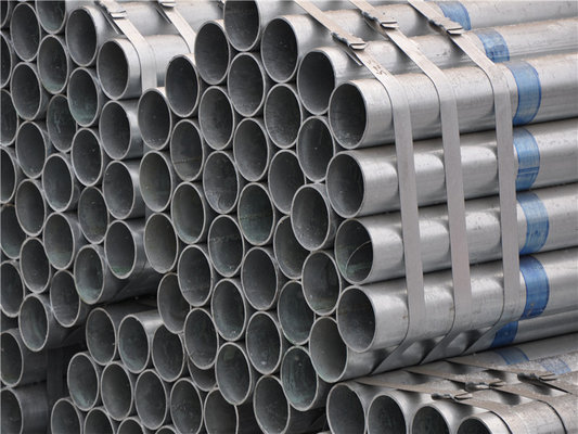 1 Inch Pre Galvanized Steel Pipe / Round Hollow Section Low Carbon Gl Iron Pipe