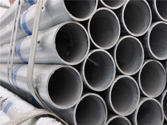 6 Galvanized Steel Pipe / Hot Rolled ERW Carbon Steel Tube 20# 45#