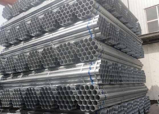 SCH 40 Pre Galvanized Steel Pipe Zinc Coating Thick Wall S235 / S275 / S355