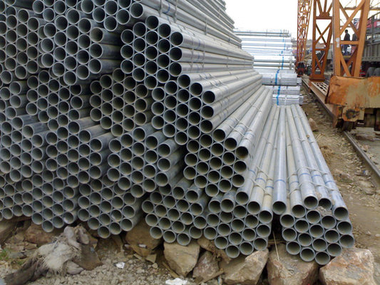 Low Carbon 1 inch Galvanized Steel Pipe / HR Galvanized Steel Culvert Pipe