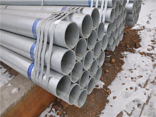 Low Carbon 1 inch Galvanized Steel Pipe / HR Galvanized Steel Culvert Pipe