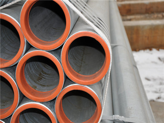 Hot Dipped Galvanized Steel Conduit / Natural Gas GI Galvanized Threaded Pipe