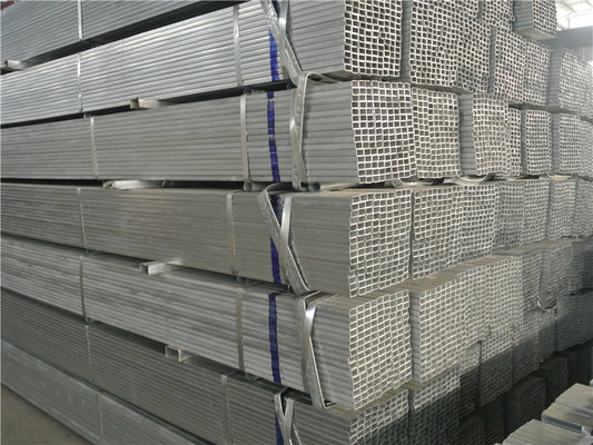 Large Diameter Pre Galvanized Steel Pipe Rectangular For Construction ASTM A53