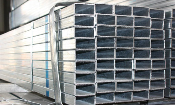 Large Diameter Pre Galvanized Steel Pipe Rectangular For Construction ASTM A53