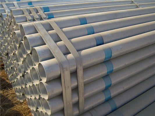 S235 / S275 / S355 Hot Dip Galvanized Steel Pipe , Zinc Coating Piping