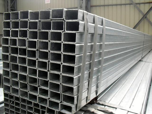 Rectangular Pre Galvanised Mild Steel Pipe /  Painting Galvanized Steel Culvert Pipe