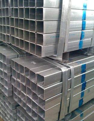 ST52 ASTM A53 Galvanized Steel Pipes / Glass Curtain Wall Small Diameter GI Tubes