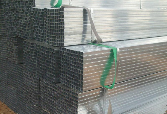 ST52 ASTM A53 Galvanized Steel Pipes / Glass Curtain Wall Small Diameter GI Tubes
