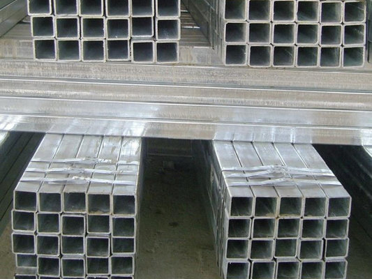 ST52 ASTM A53 Galvanized Steel Pipes / Glass Curtain Wall Small Diameter GI Tubes