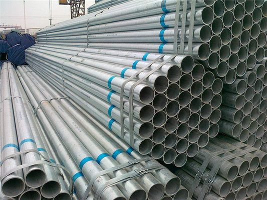 Q195 - Q345 Carbon Steel Welding Galvanized Steel Pipe Hot Rolling Customized