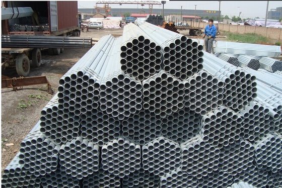 Hot Dip Galvanized Steel Pipe , Galvanized Iron Pipe with ASTM / API Standard