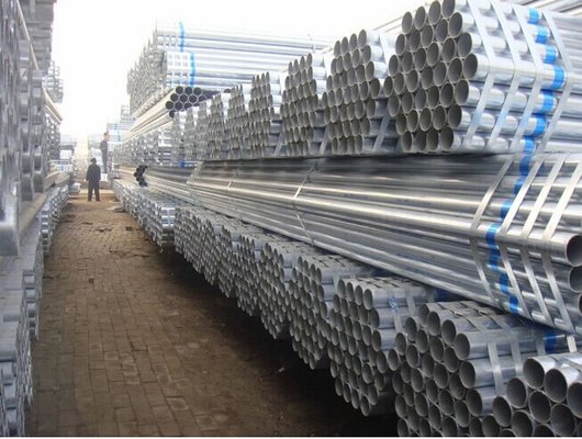 Hot Dip Galvanized Steel Pipe , Galvanized Iron Pipe with ASTM / API Standard