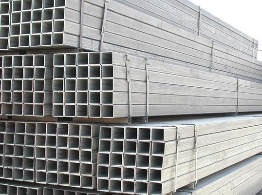 ERW Steel SHS Steel Hollow Section Pipe / Electric Resistance Welded Steel SHS Pipe For Motorcycle
