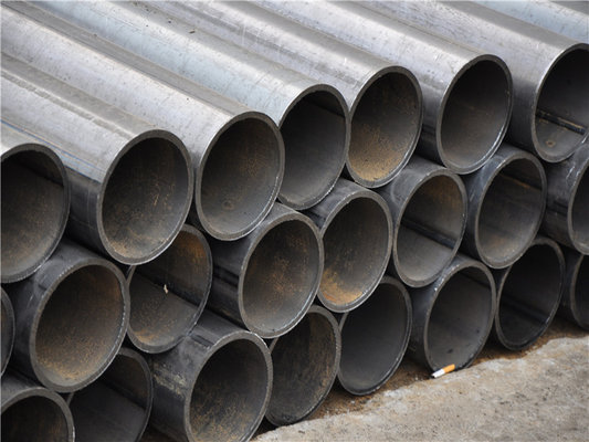 Longitudinally ERW Steel Pipe / Tube with Plain / Beveled Ending DIN JIS