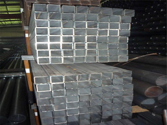 DIN EN10219 Steel Hollow Section / Hot Rolled RHS ERW Tubes For Door And Window Decoration
