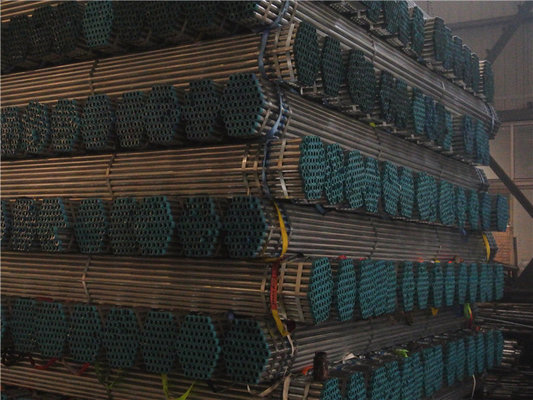Round Welded ERW Steel Pipe / ERW Tube For Steel structure Sch 40 Steel Pipe