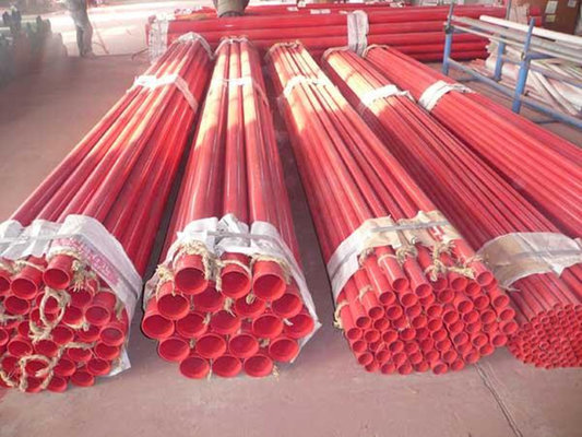 STK400 / 500 Mid Carbon Electric Resistance Welded Pipes With Insulated and Anticorrosion Treatment