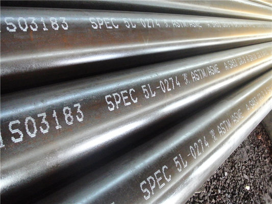 ASTM A53 / API 5L PSL1 / HR Welded Steel Pipe / Welding Steel Tube For Drainage Gas And Slurry