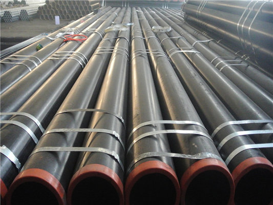 Black Painting Welded Steel Pipe / MS Galvanized Welding Tubing DIN2440 GB BS3604
