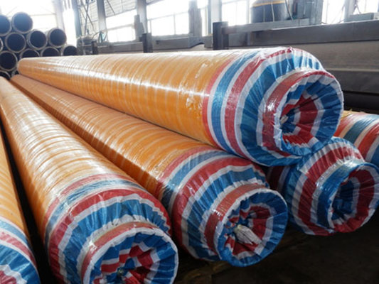 STK400 / 500 Welded Steel Pipe Mid Carbon Electric Resistance Anticorrosion Treatment