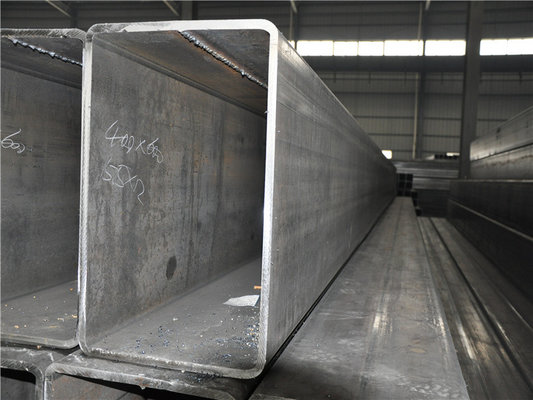 20MN2 SS41 SS400 HR Rectangular Welded Carbon Steel Pipe / ERW Black Steel Oil Pipe