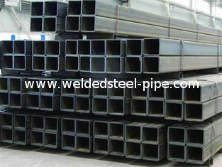 20MN2 SS41 SS400 HR Rectangular Welded Carbon Steel Pipe / ERW Black Steel Oil Pipe