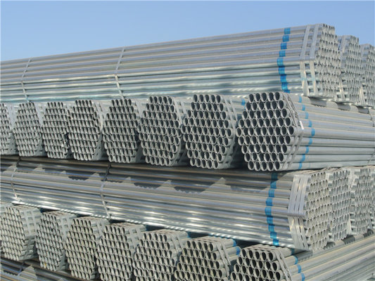 SS41 A36 A35 Round Hollow Section Welded Steel Pipe , 6 Inch Welding Tubes