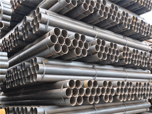 20# 40# Welded Steel Pipe Circular Hollow Sections , 2 inch - 18 inch Structural Tube