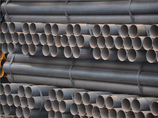 Q235 Longitudinally Welded Steel Pipe 16mm Wall 3" 4" 14" 16" Diameter