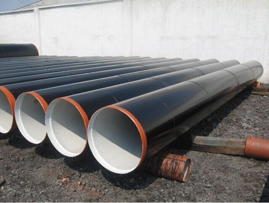 3PP Layer Coated Welded Steel Pipe LSAW ERW SSAW Straight Cut Saw Cut