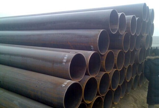 Round Black ERW Mild Carbon ASTM A106 Grade B Welded Steel Pipe