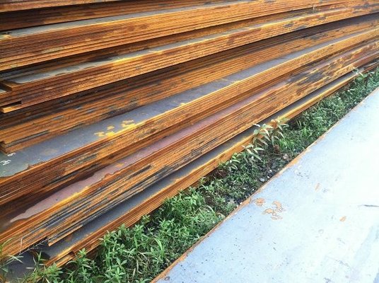 SAE 1020 carben hot rolled steel plate , C20 mild steel plate for tower vessels
